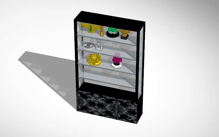 3D design Trophy Display Case - Tinkercad