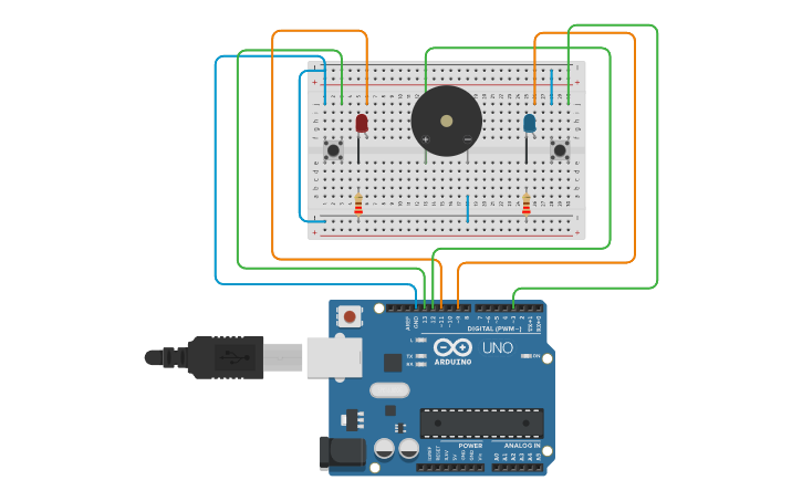 Circuit design Pr14_z5.1 - Tinkercad