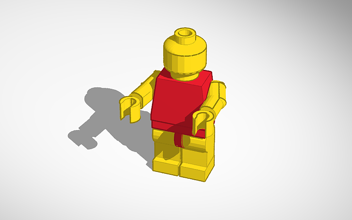 3D design lego man - Tinkercad