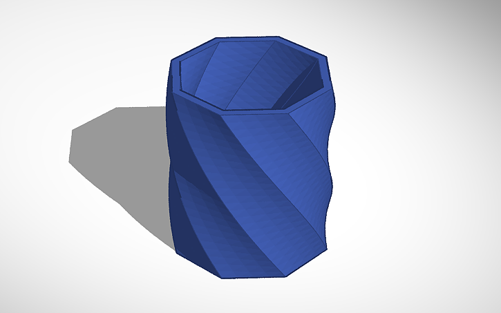 3D design DM dice Cup - Tinkercad