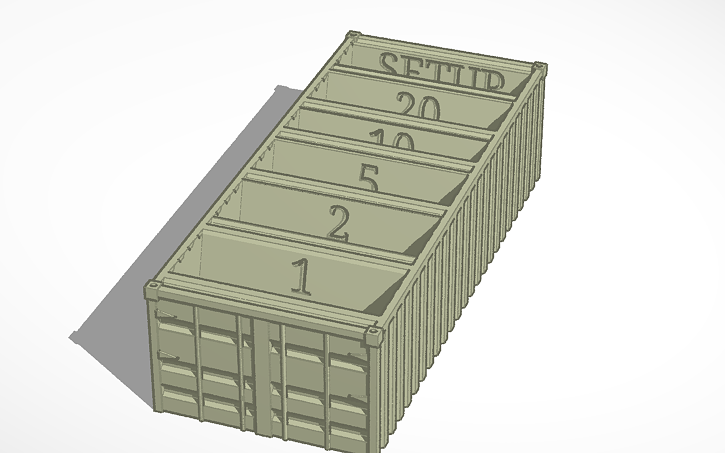 3D design Container 10th Anniversary Jumbo Edition Card Holder | Tinkercad