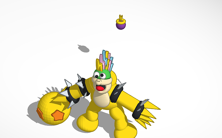 3D design lemmy koopa (from future) - Tinkercad