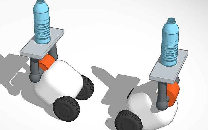 3D design self-balancing robot - Tinkercad