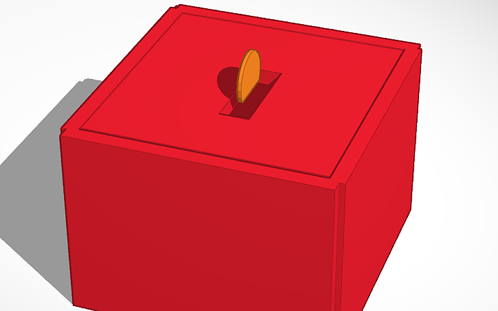 3D design Money Box - Tinkercad