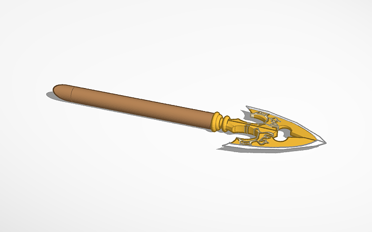 3D design JoJo stand Arrow - Tinkercad