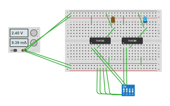 Circuit design Lab 7 | Tinkercad