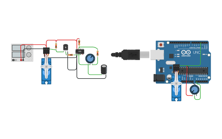 Circuit Design Servo Tester Circuit Alliance Tinkercad