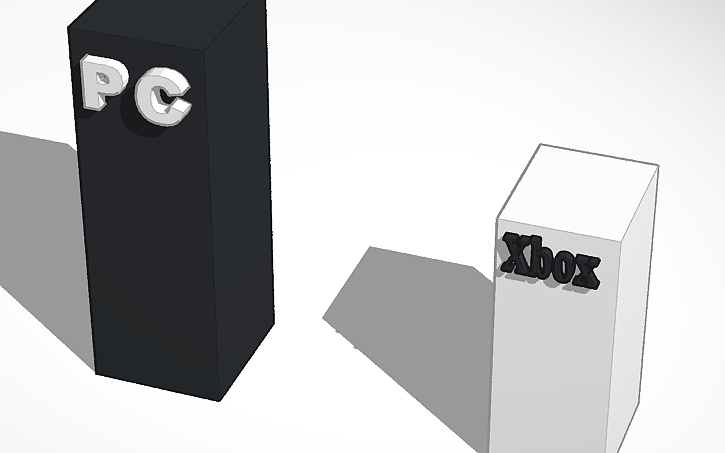 3D design PC and Xbox | Tinkercad