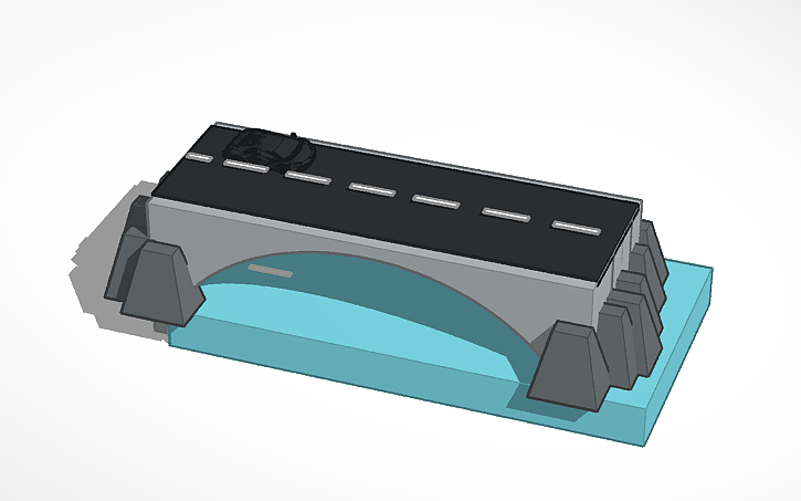 3D design Bridge plan | Tinkercad