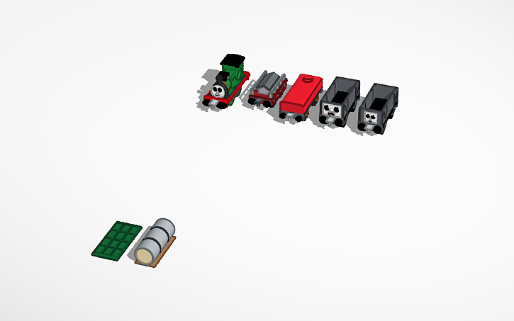 3D design Tyler the Traction Engine - Tinkercad