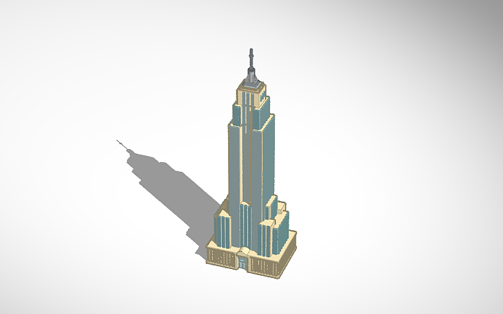 3D design Sky scraper - Tinkercad