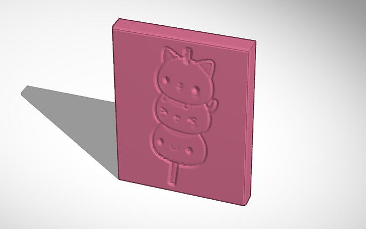 3d Design Cute Kitty Dango U May Copy But Give Credit Tinkercad