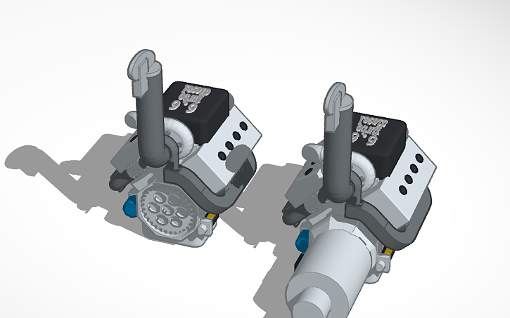 3D design lbz duramax diesel v8 - Tinkercad