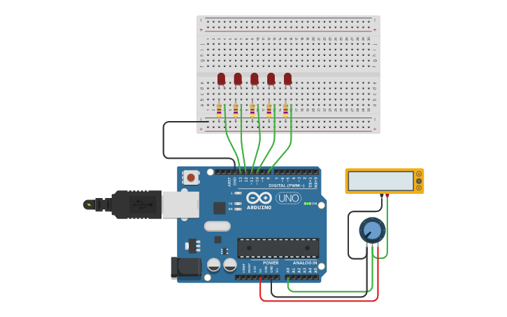 Circuit design DESAFIO 4 | Tinkercad
