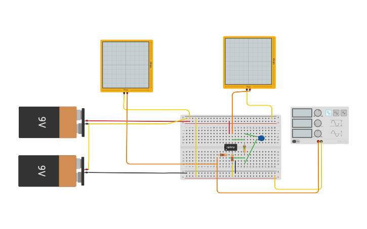Circuit Design Opamp Integrator Tinkercad