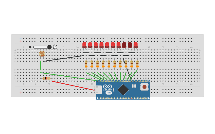 Circuit design Copy of Arduino Nano - Tinkercad
