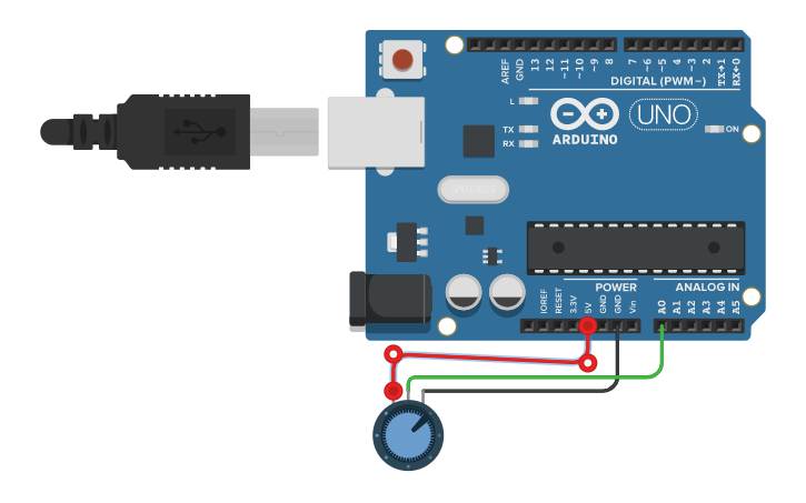 Circuit Design Activity 9 Arduino Potentiometer Tinkercad