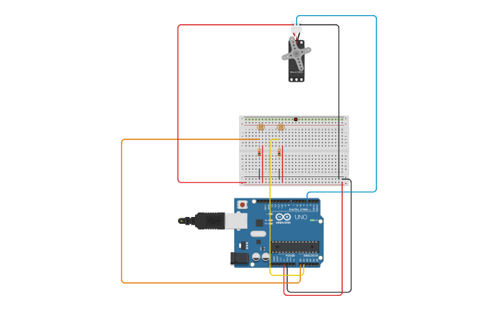 Circuit design Inseguitore Solare - Tinkercad