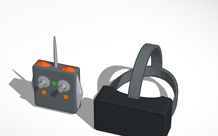 3D design FPV Controller | Tinkercad