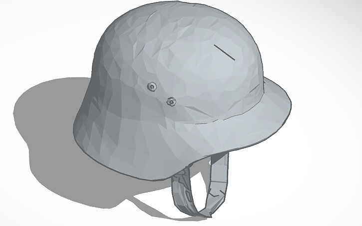 3D design WWII [ German Stahlhelm Helmet ] - Tinkercad