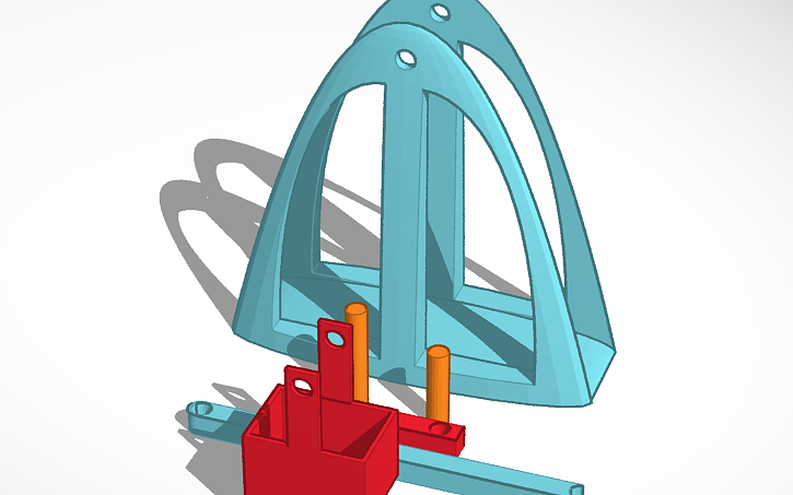 3D design Trebuchet - Tinkercad
