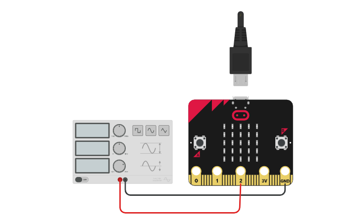 Circuit Design Pulse Counter Tinkercad
