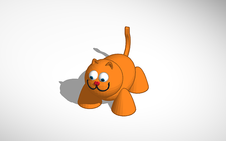 3D design кот | Tinkercad