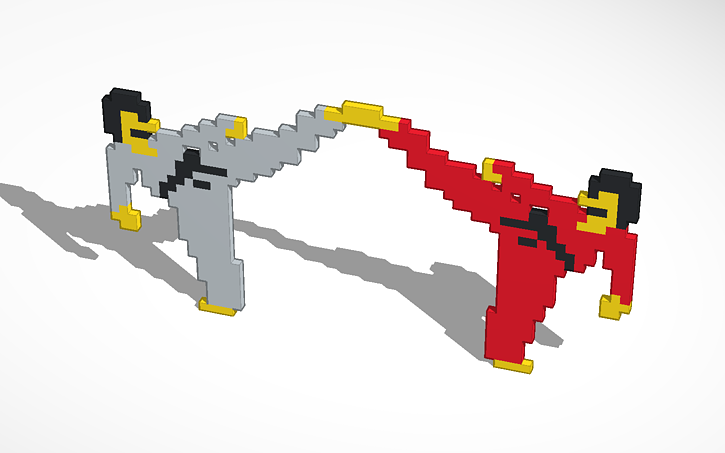 3D design Taekwondo - Tinkercad