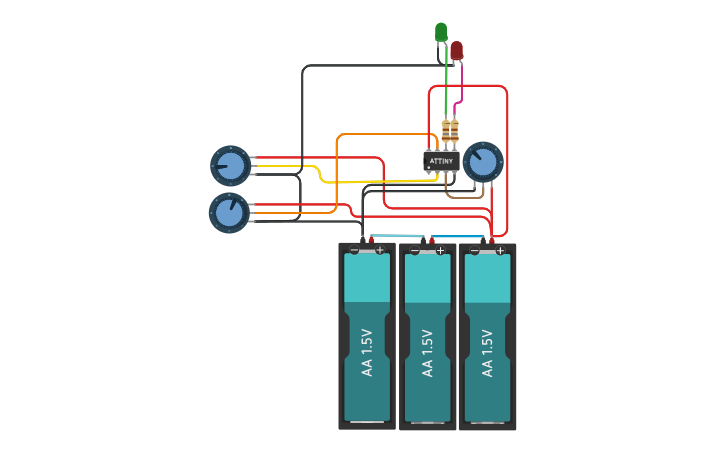 Circuit Design Code Attiny Adjuste Tinkercad