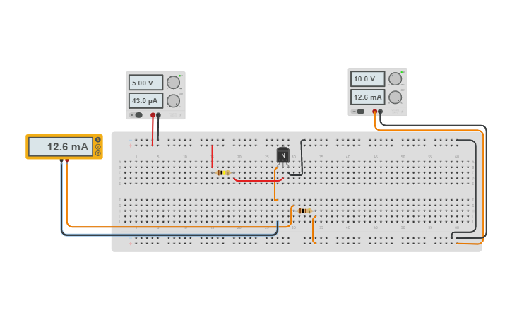 Circuit design ejercicio N°2 guia de ejercicios | Tinkercad