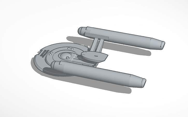 3D design USS Ranger Star Trek - Tinkercad