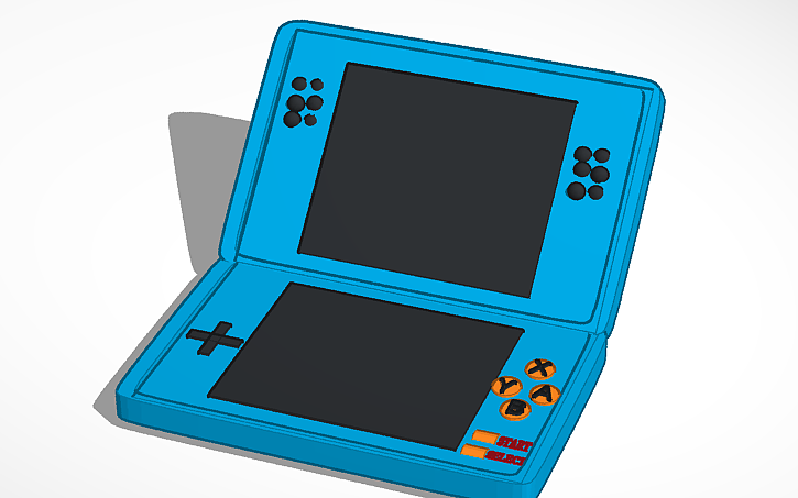 3D design Nintendo DSi XL - Tinkercad