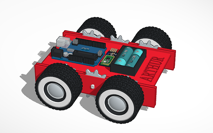3D design PLATAFORMA ROBOTICA MOVIL - Tinkercad