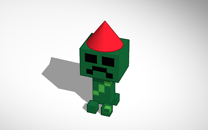 3D design creeper | Tinkercad