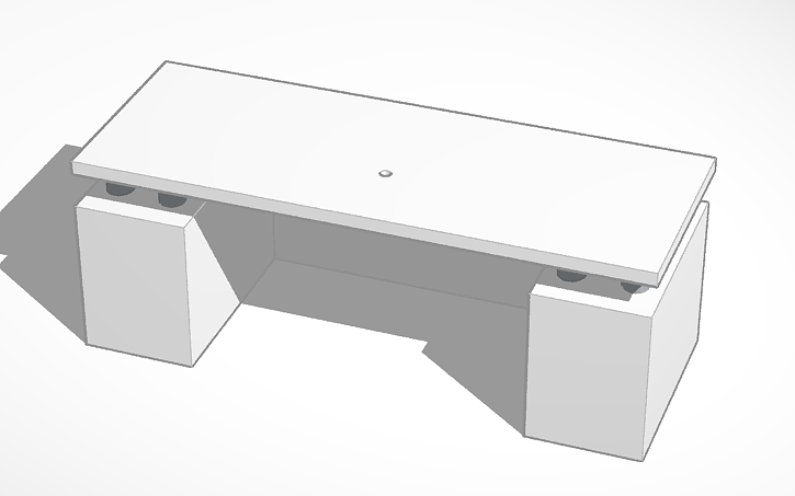 3D design Desk - Tinkercad