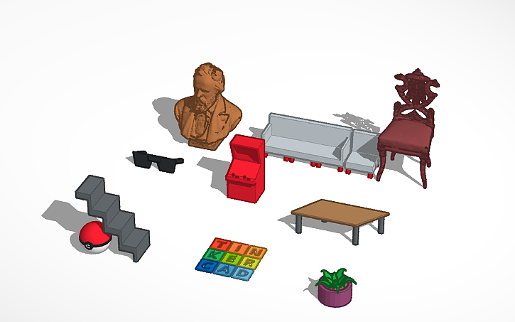 3D design Tinker House 1 - Tinkercad