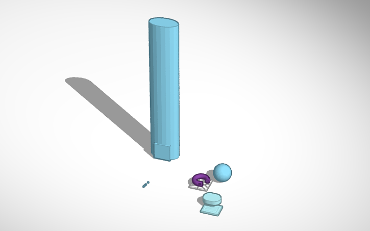 3D design blue | Tinkercad