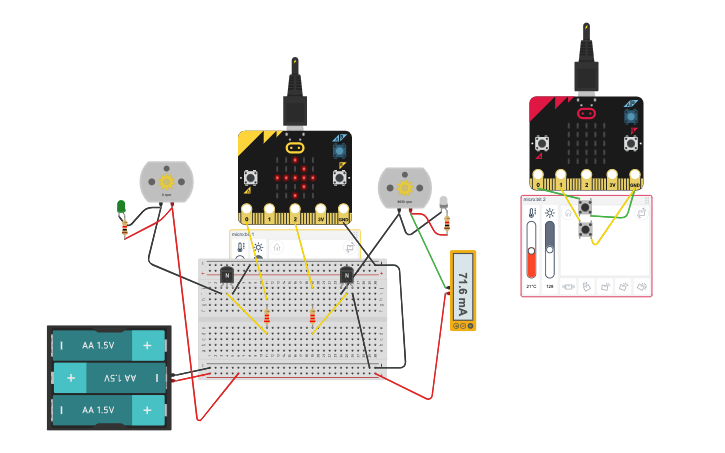 Circuit design Simple Remote Control Robot | Tinkercad
