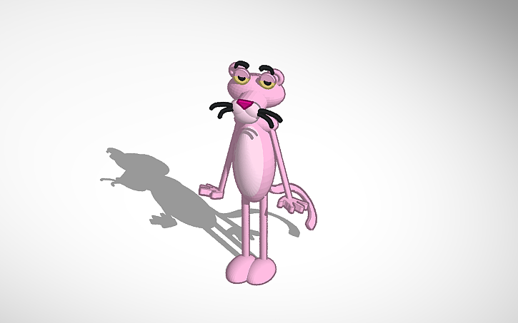 3D design Pink Panther | Tinkercad