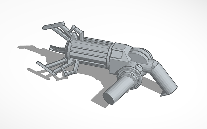 3D design lego/mega construx gravity gun - Tinkercad