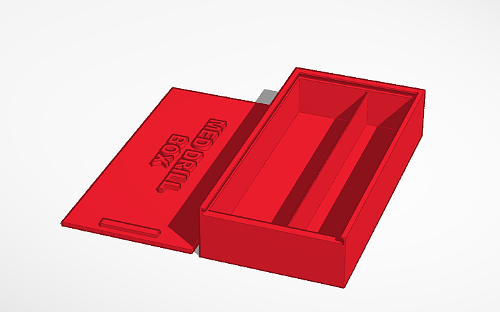3D design Medium Drill Box - Tinkercad