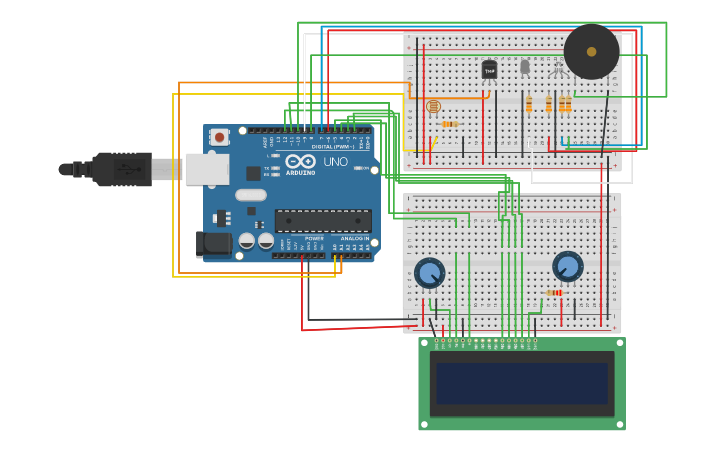 Circuit design weather station2 | Tinkercad