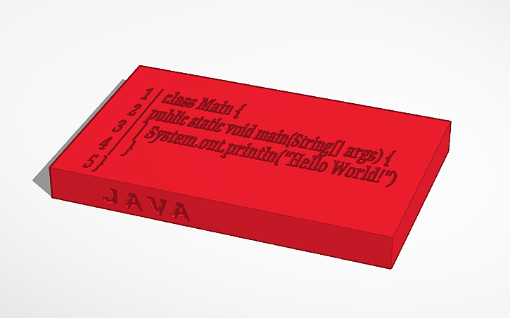 3D design Javascript - Tinkercad