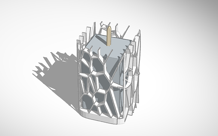 3D design Candle - Tinkercad