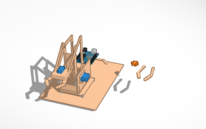 3D design Robotic Arm - Tinkercad