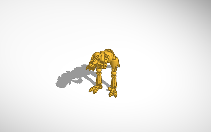 3D design Dinosaur - Tinkercad