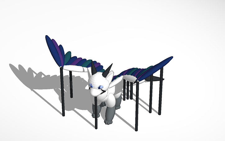 3d Design Asriel Dragon Tinkercad