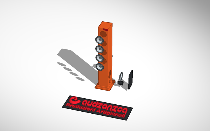 3d Design Speaker 2 1 Tinkercad