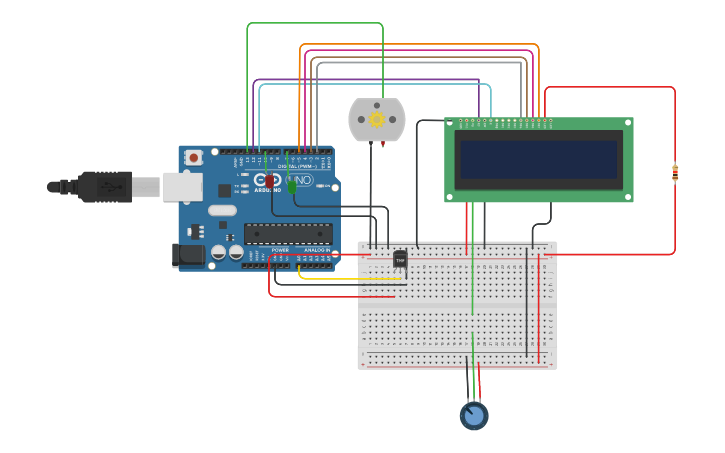 Circuit Design 7smart Irrigation Tinkercad 