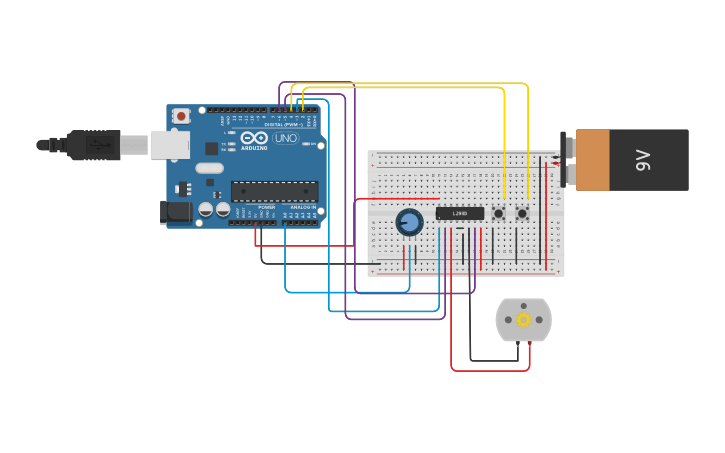 Circuit design flag circuit | Tinkercad